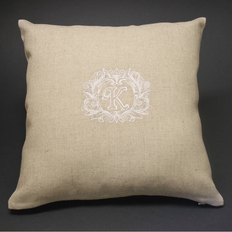 Initials Pillow - Etsy