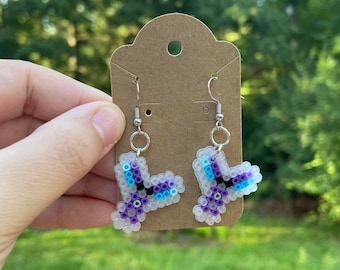 Beaker Earrings | Mini Perler Beads | Science Earrings - Etsy