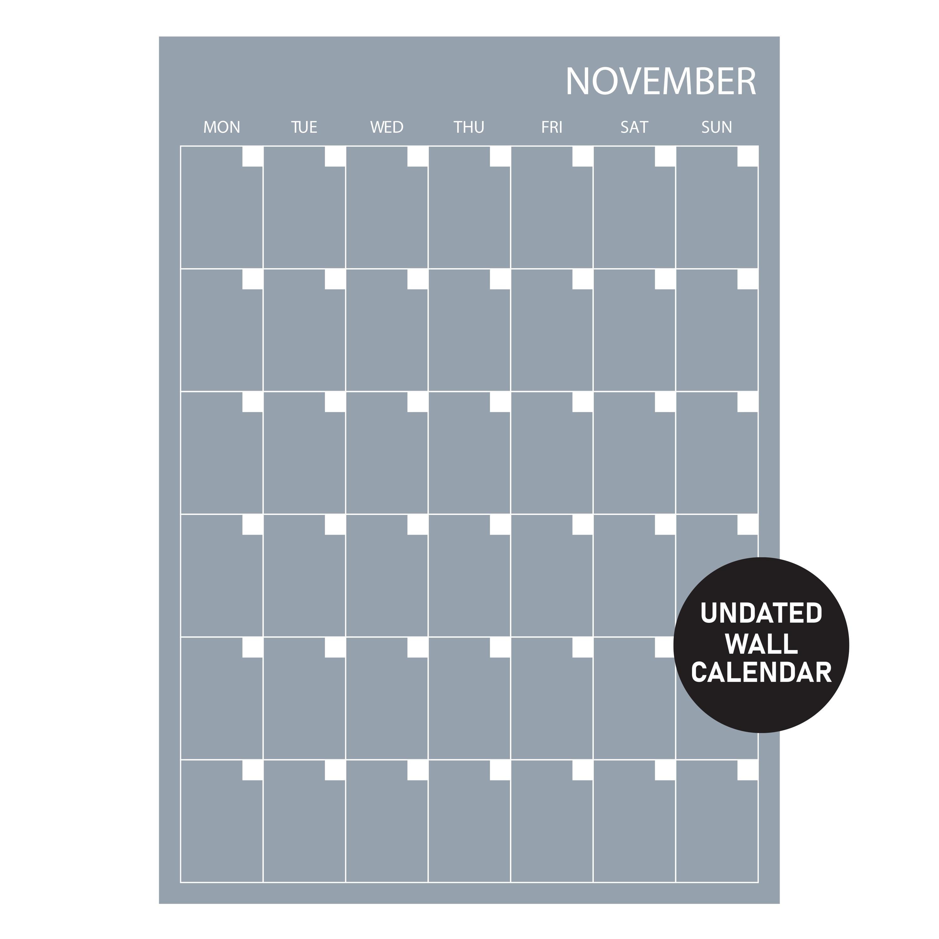 Large Monthly Wall Calendar Printable Bright, Pastel Wall Planner 2025 ...