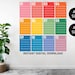 Large Monthly Wall Calendar A4 A3 Size, Undated Wall Calendar ...
