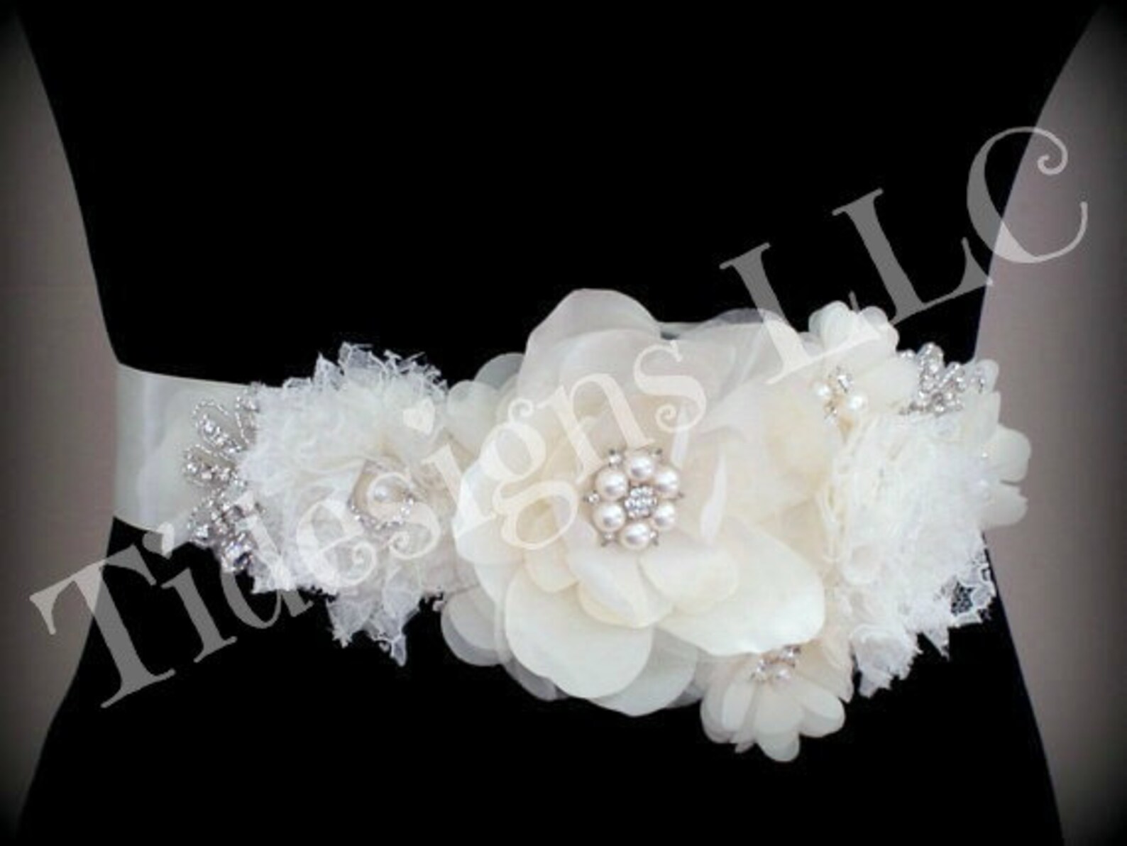 Bridal Sash wedding Sash Crystal Wedding Sash Crystal Sash - Etsy
