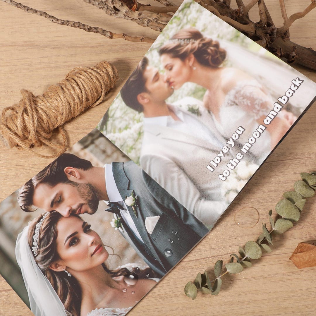 Engraved Custom Photo Album-wedding Photo Book-unique and Fun Gift ...