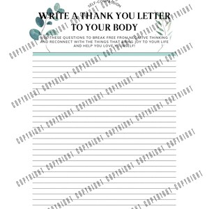 Self Compassion Digital Print Self-care Printable With Floral Design ...
