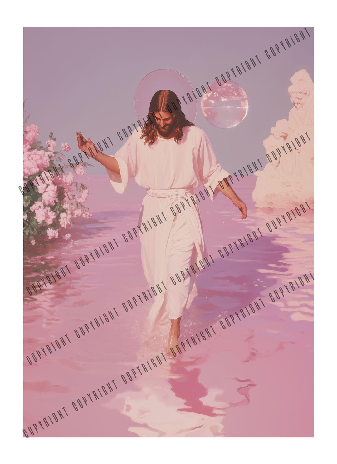 Heavenly Jesus Christ 10 Unique Bible Digital Prints | High-quality ...