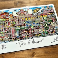 Artistic Print of Madison Capital at Night , Madison, Wisconsin - Etsy