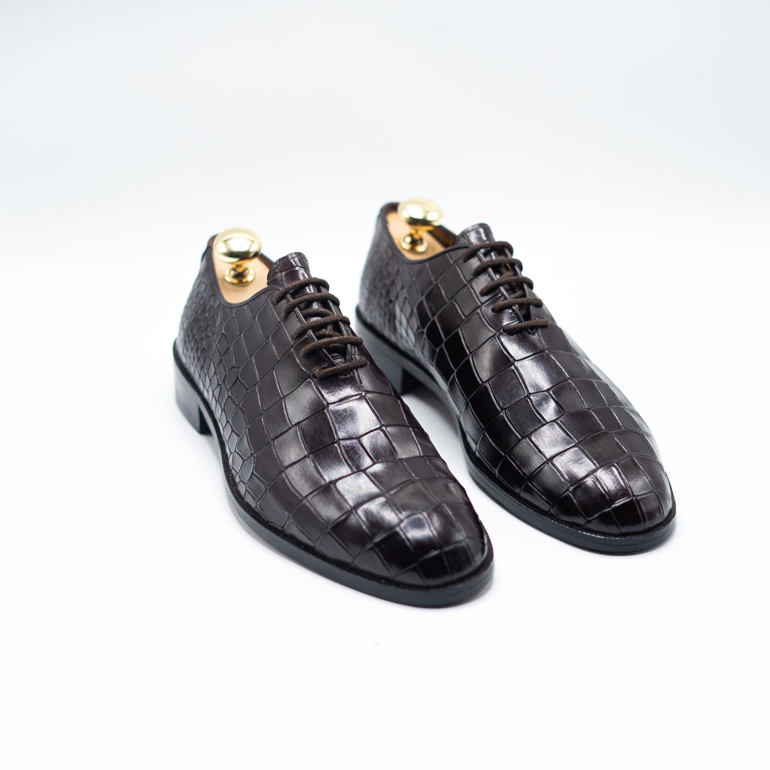 Men's Crocodile Shoe Oxford, Alligator Shoes, Designer Men Shoes, Made ...