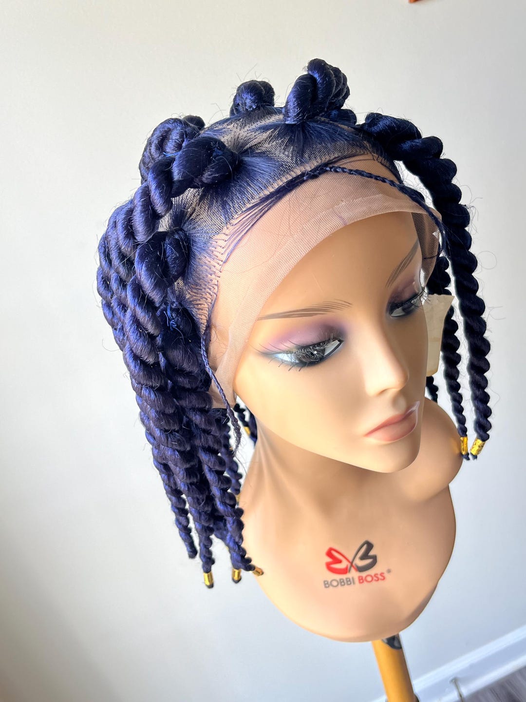 Braided Puff Wig / Classy Braids/ African Braided Wig Lightweight ...