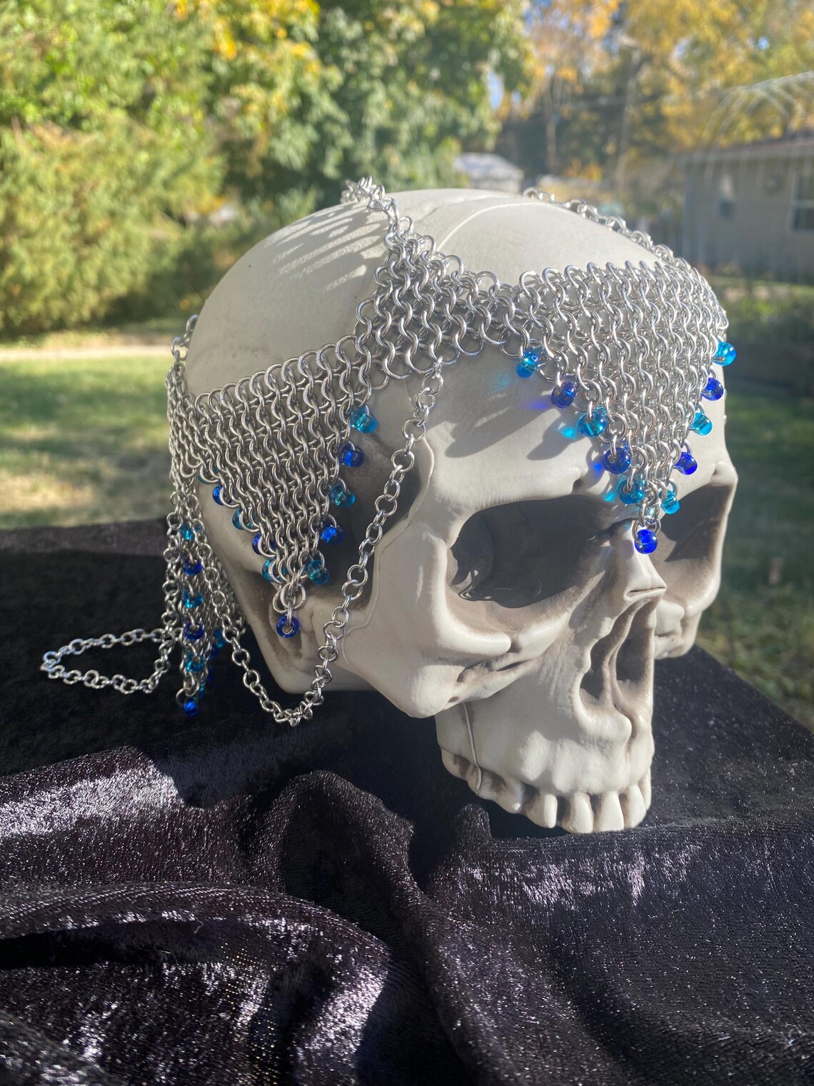 Chainmail Headpiece | Renfaire | Cosplay | Medieval | Chainmaille ...