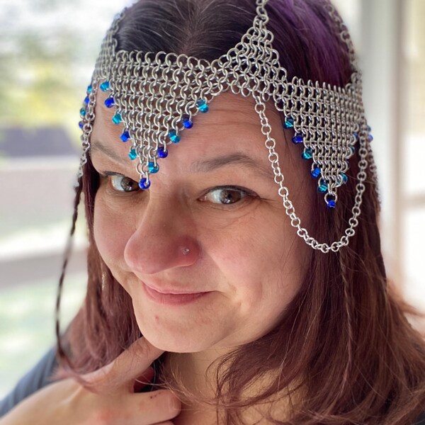 Chainmail Headdress - Etsy