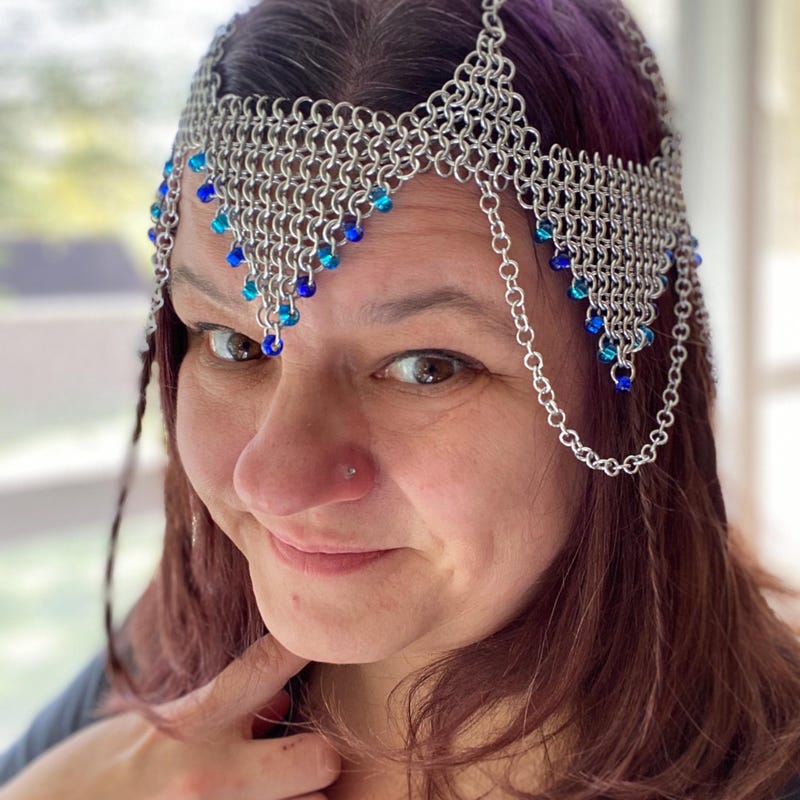 Chainmail Headdress - Etsy