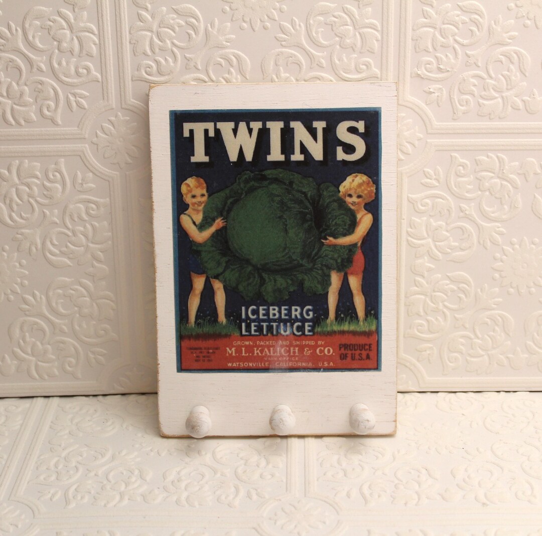 Advertising Key Rack Peg Rack Distressed Farmhouse Home Decor Wood Sign ...