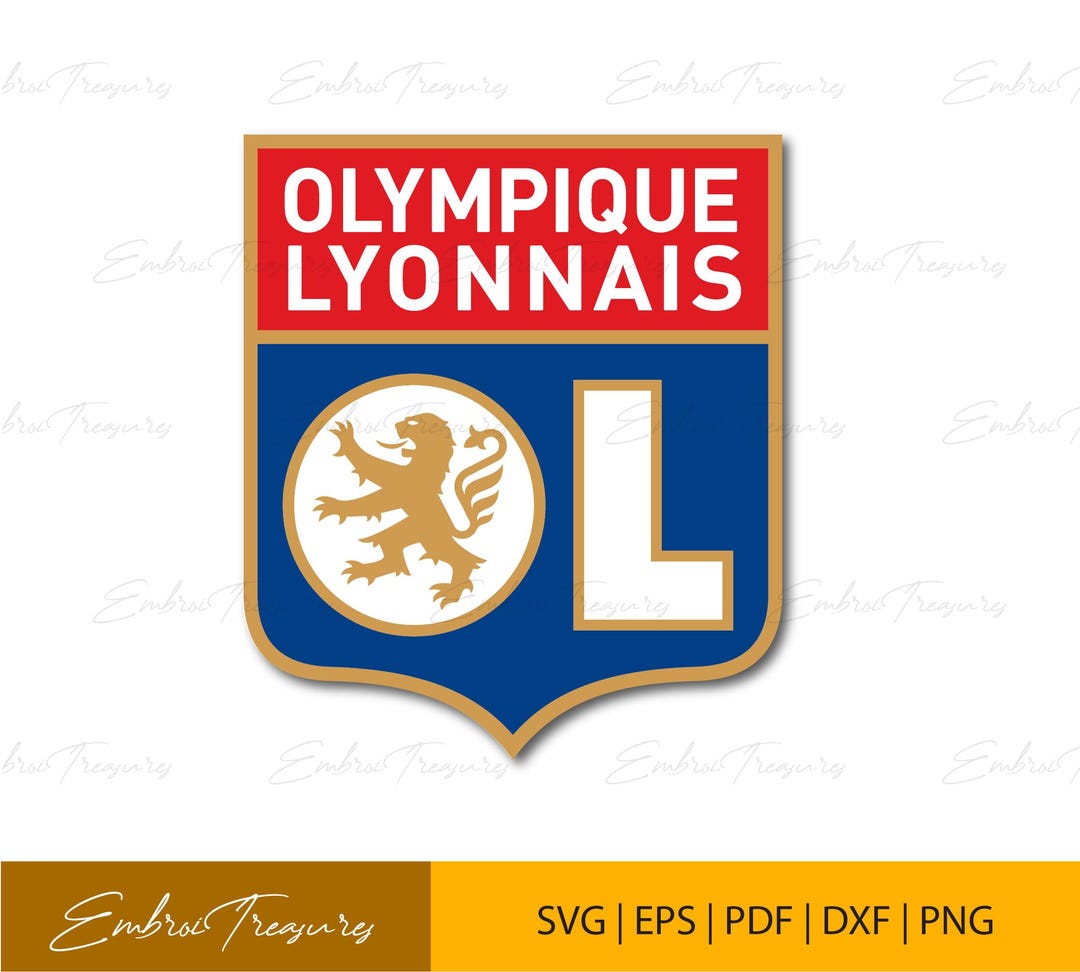 FC Lyon Bundle Design Cut File SVG, PNG, Dxf, Eps Stencil & Sticker ...