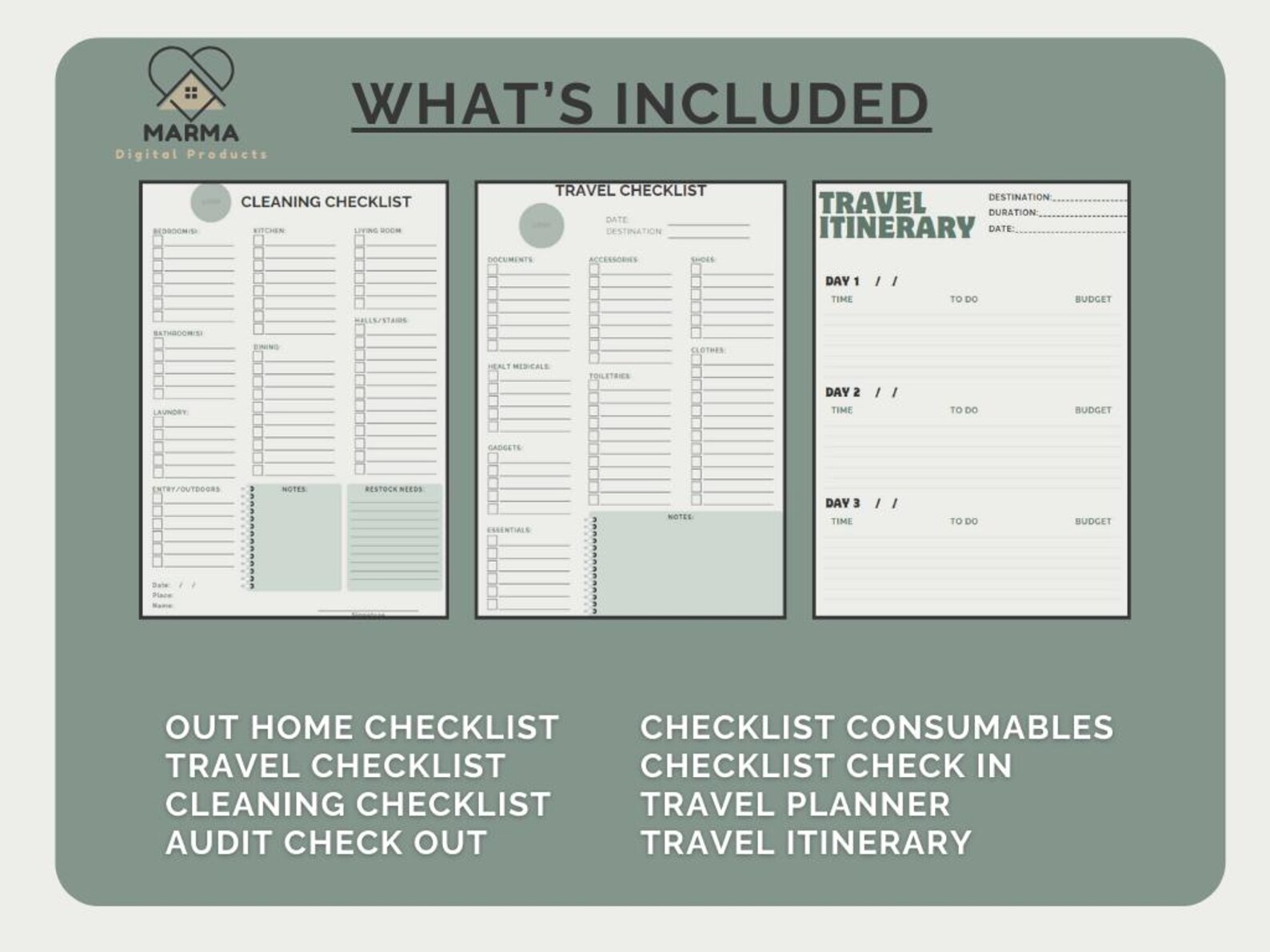 Airbnb Checklist Bundle 'mateo Edition' | Templates Airbnb | Editable ...