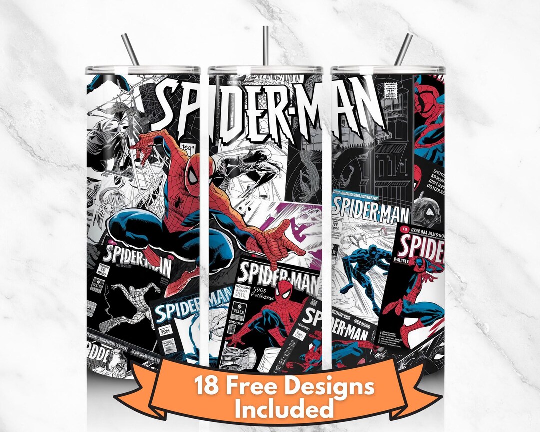 Super Hero Inspired Digital Tumbler Wrap, 20oz Skinny Tumbler PNG ...