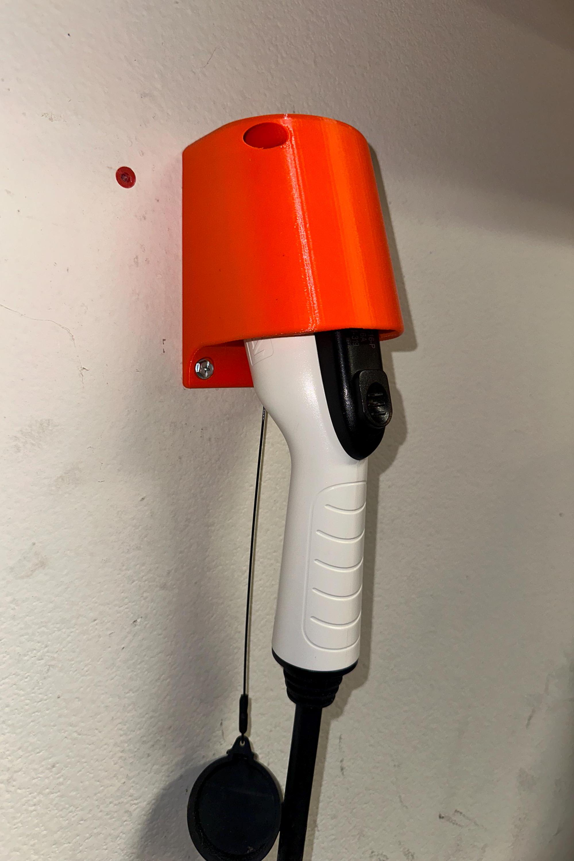 J1772 EV Charger Wall Mount Holder / Holster (3D Printed) - Etsy
