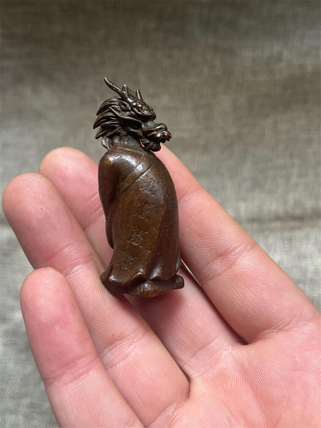 Handcrafted Bronze Cartoon Character Sculpture Unique Artisan Statue ...