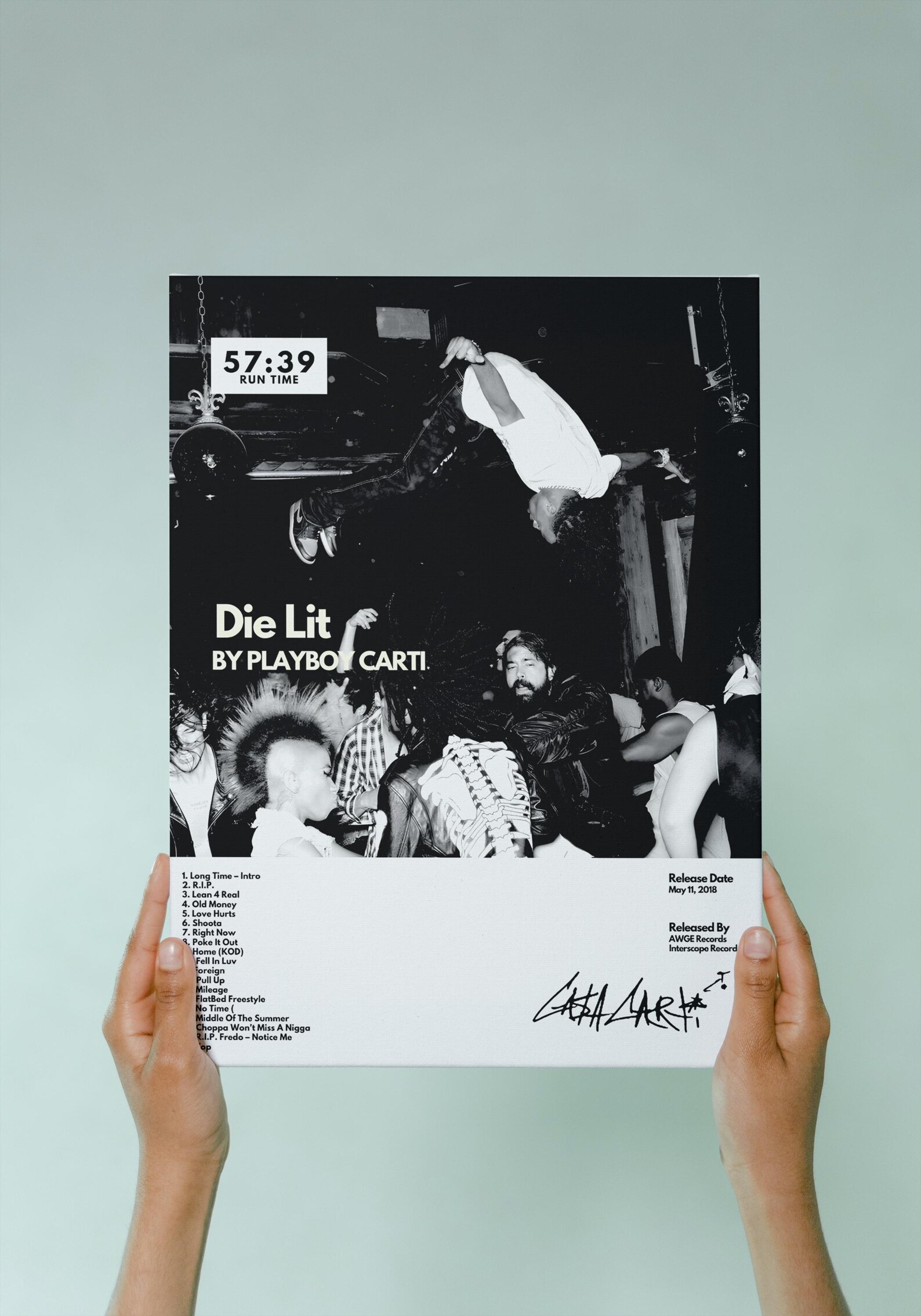 Playboi Carti - "die Lit" Album - Exclusive Digital Poster Available ...