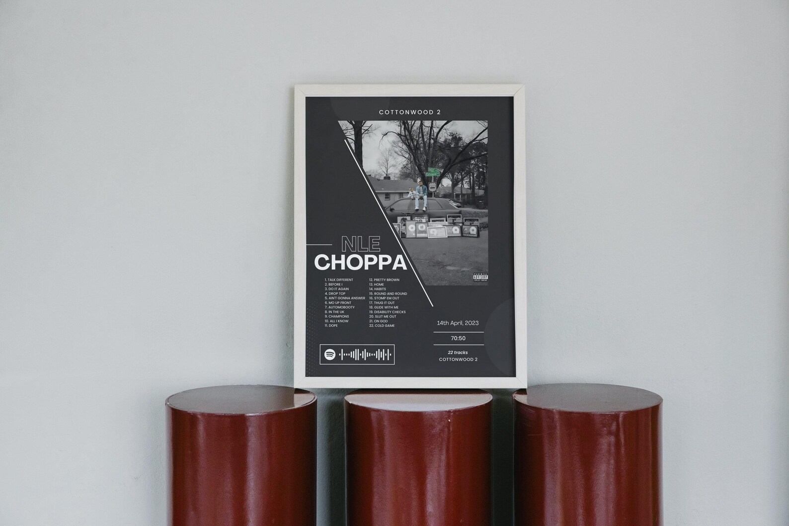 NLE Choppa - Cottonwood 2 Album - Exclusive Digital Poster Available ...