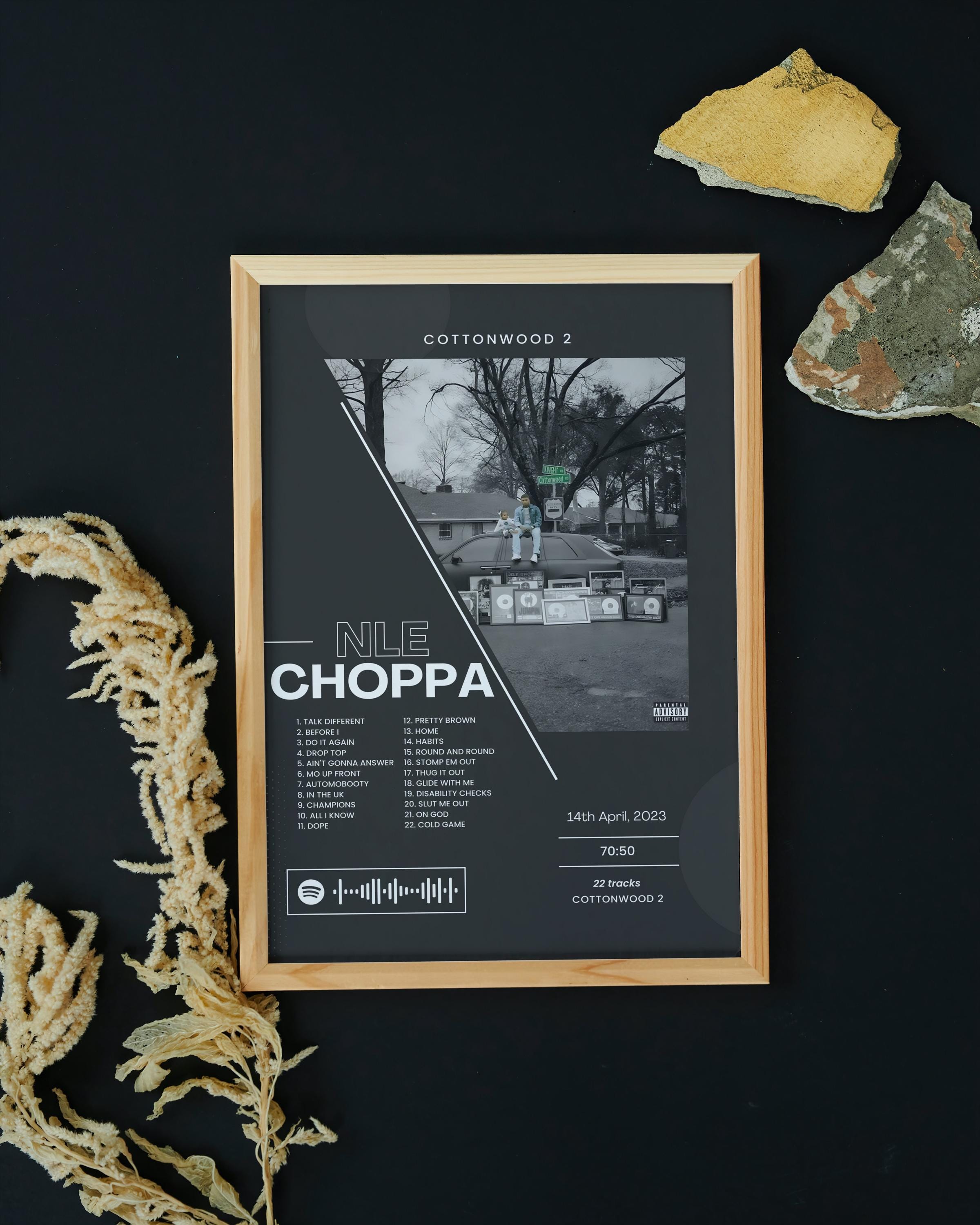 NLE Choppa - Cottonwood 2 Album - Exclusive Digital Poster Available ...