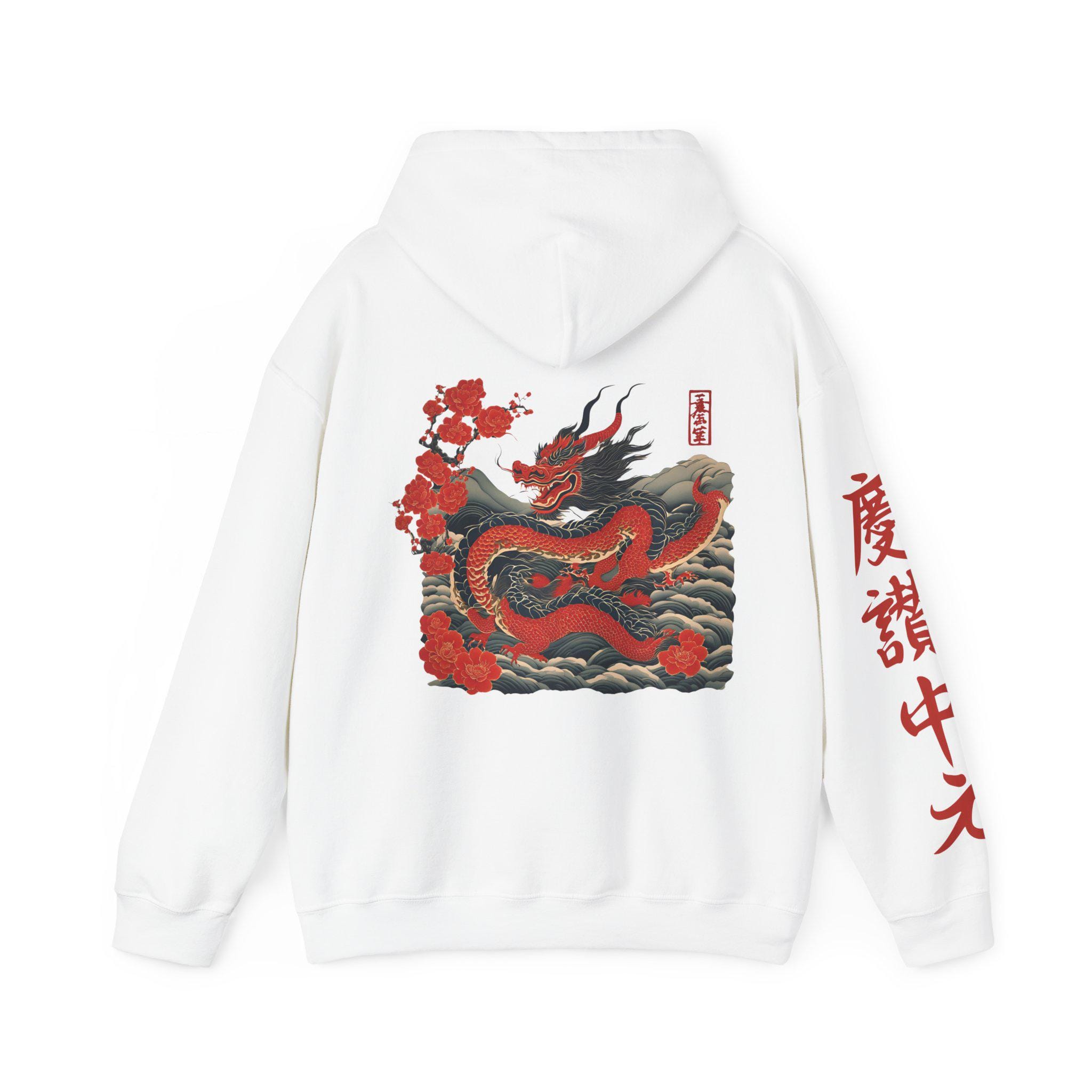 Dragon Japanese Sweatshirt - Bold Style & Comfort, Unisex Hoodie, Asian ...