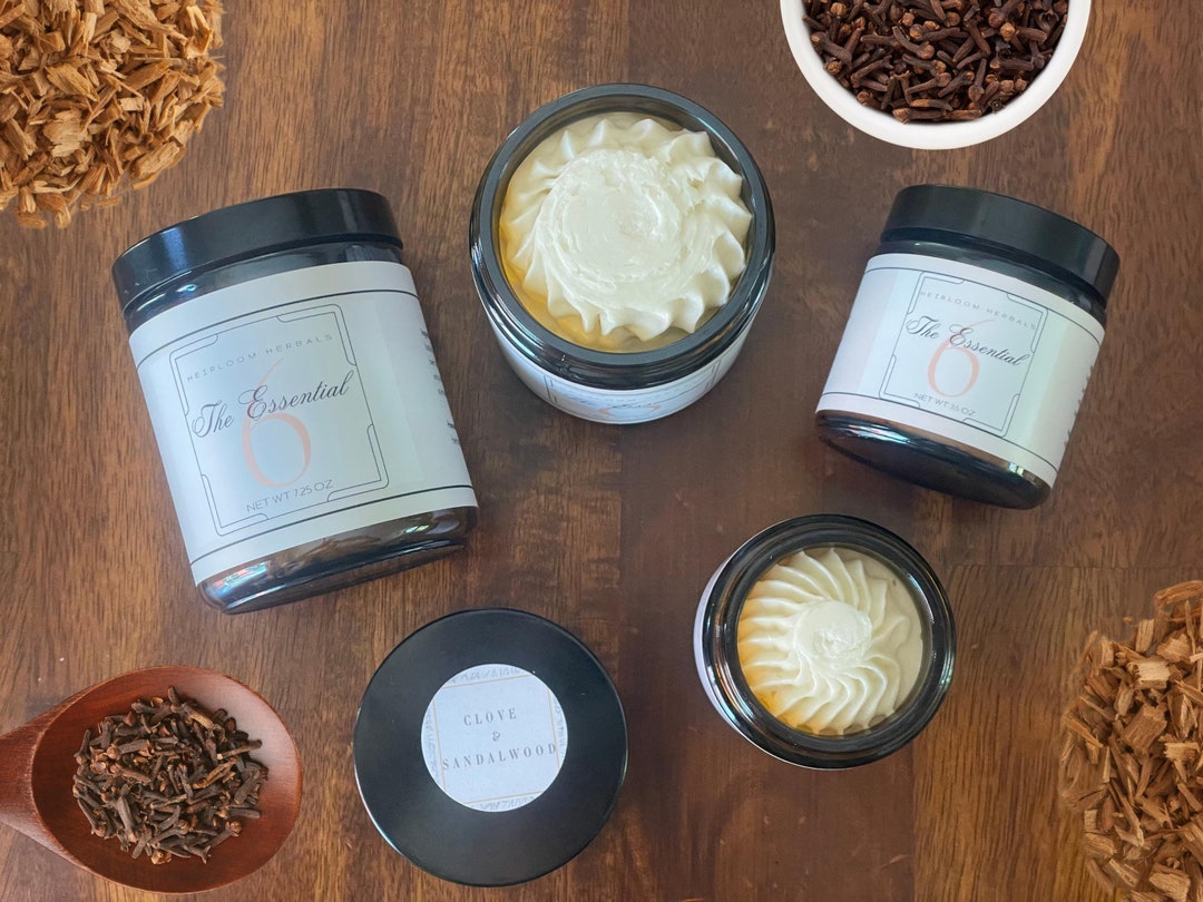 Clove + Sandalwood Body Cream, All-natural, Non-toxic - Etsy