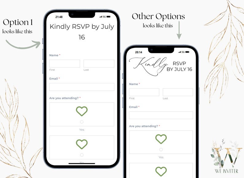 Online Rsvp, Rsvp Tracking, Mini Wedding Website, Digital Invitation ...