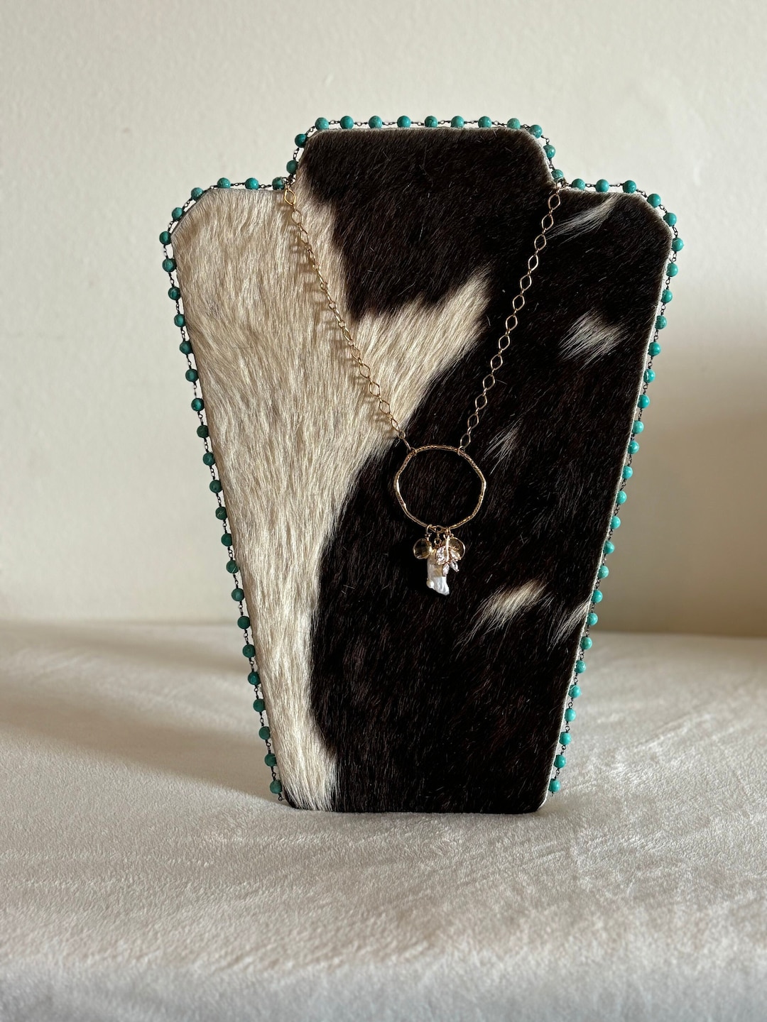 Cowhide Necklace Displays - Etsy