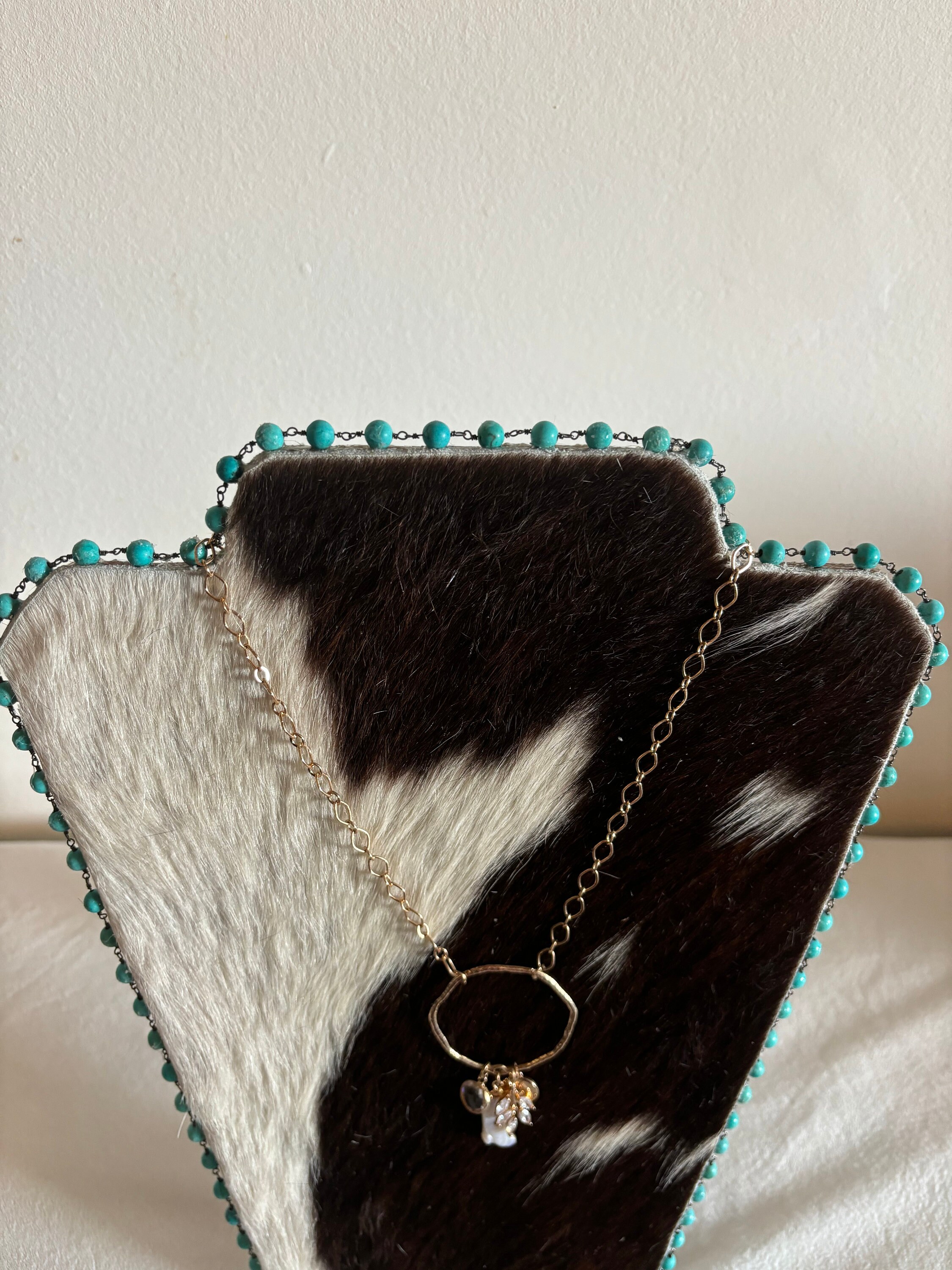Cowhide Necklace Displays - Etsy