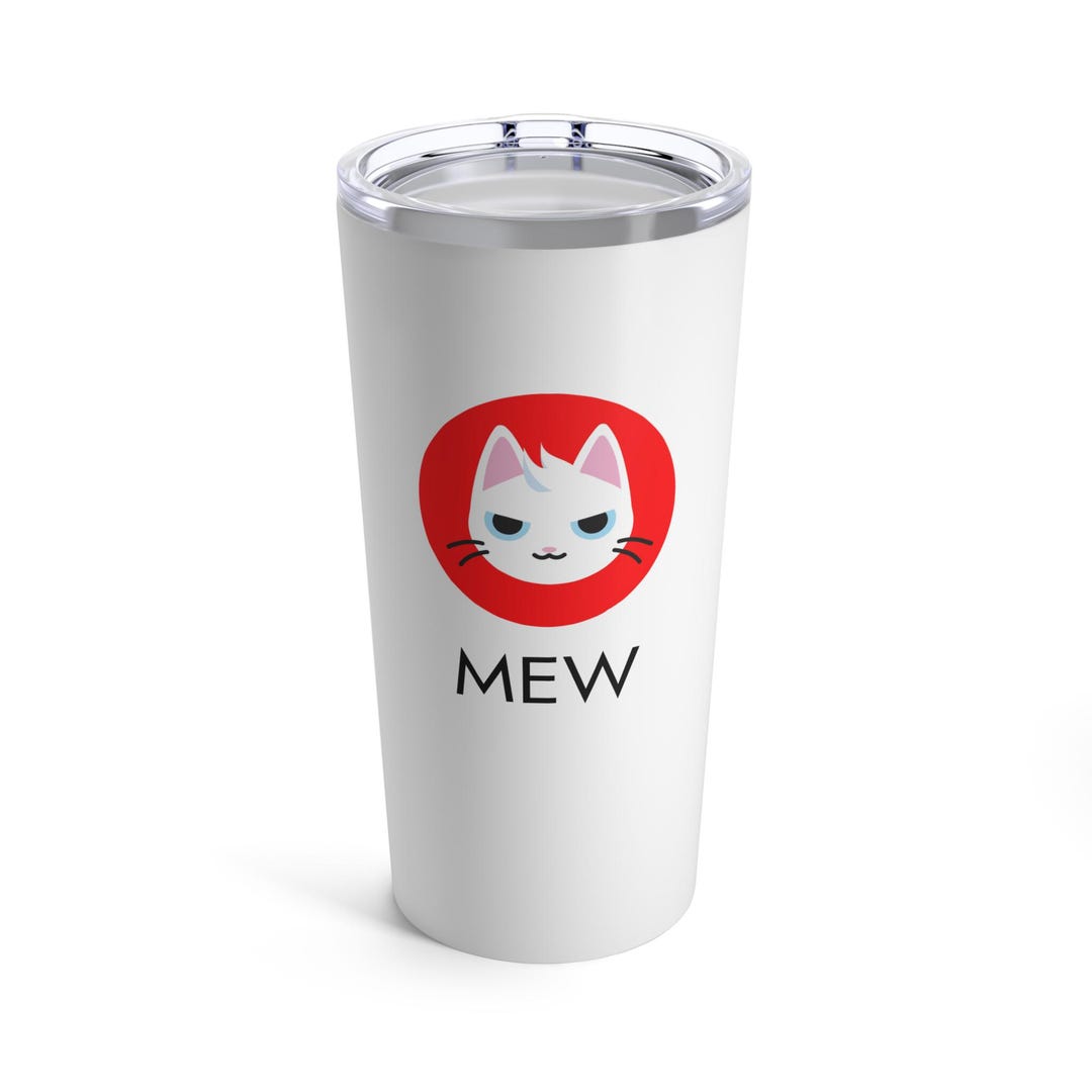 Mew Meme Coin Crypto 20oz Tumbler Fun & Stylish Drinkware for Mew Fans ...