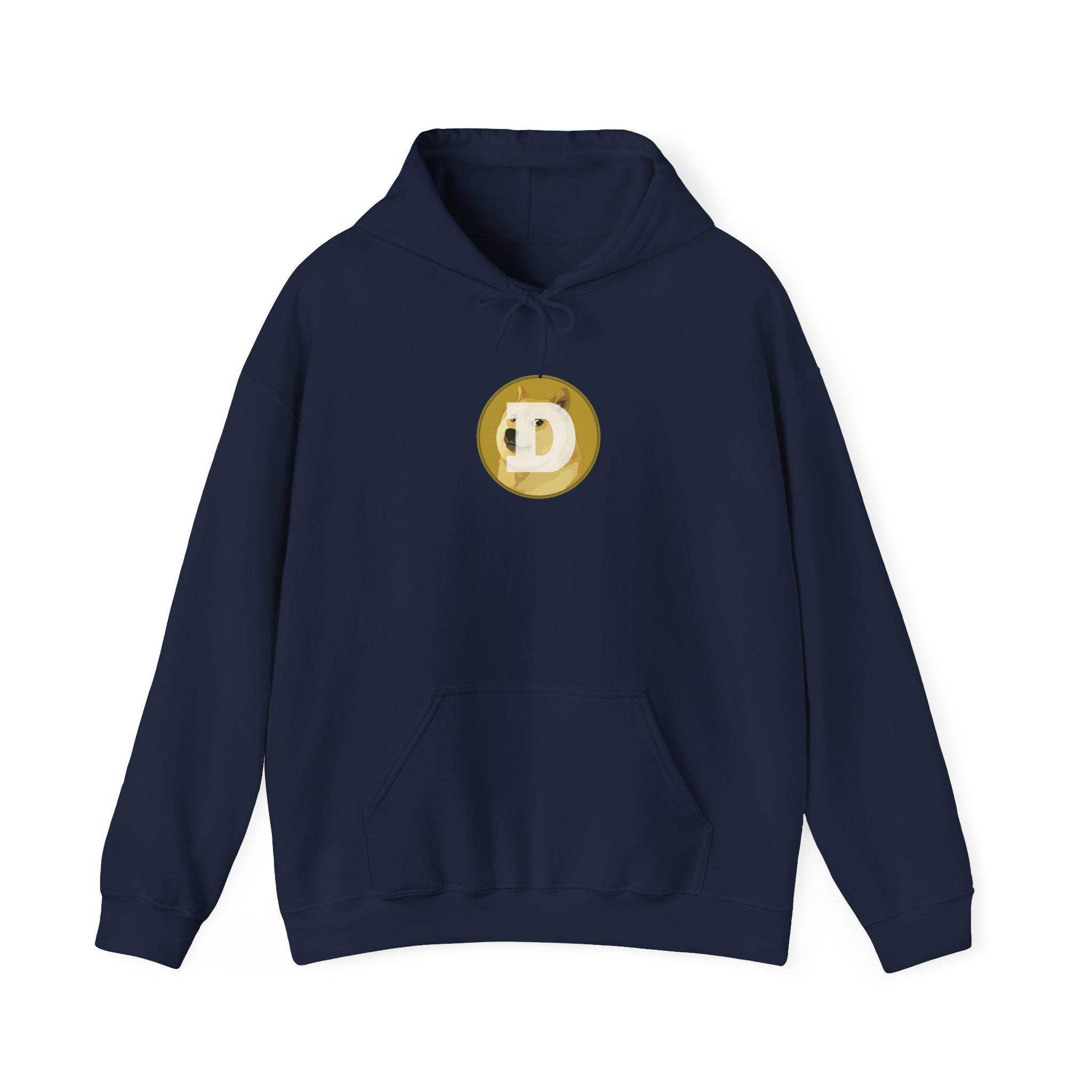 Dogecoin Hoodie - Crypto Meme Pullover for Doge Fans - Hooded ...