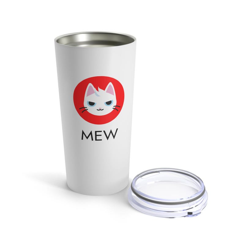 Mew Meme Coin Crypto 20oz Tumbler Fun & Stylish Drinkware for Mew Fans ...