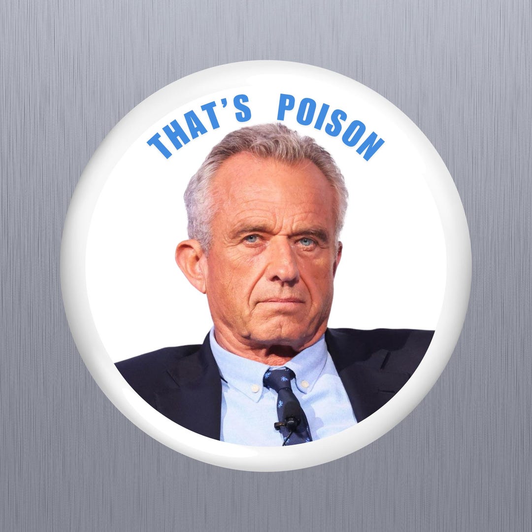RFK Jr Funny Fridge Magnet MAHA Political Humor Gift Stocking Stuffer ...