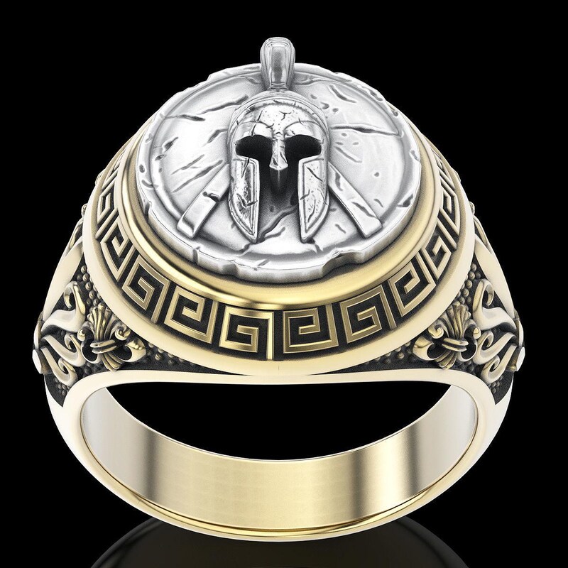 Spartan Shield Ring - Etsy