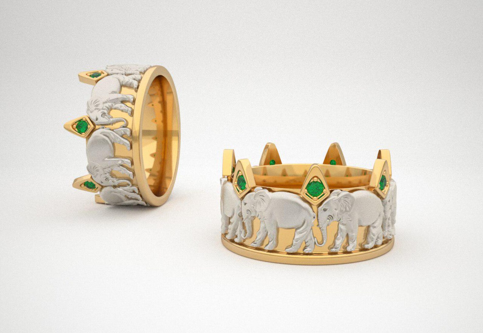 3D File Ring Elephant Pattern Ring Downloadable STL File for CNC - Etsy
