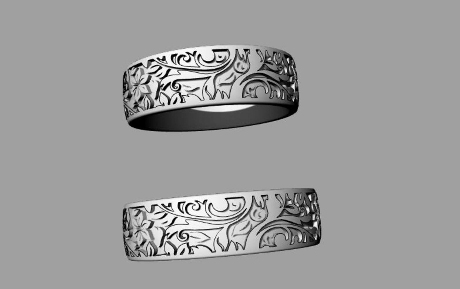 STL 3D Model Jewelry CAD File for 3D Printing/wedding Ring Ring/3d ...