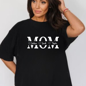Custom Mom Sweatshirt Personalized With Kids Names, Personal Mothers ...
