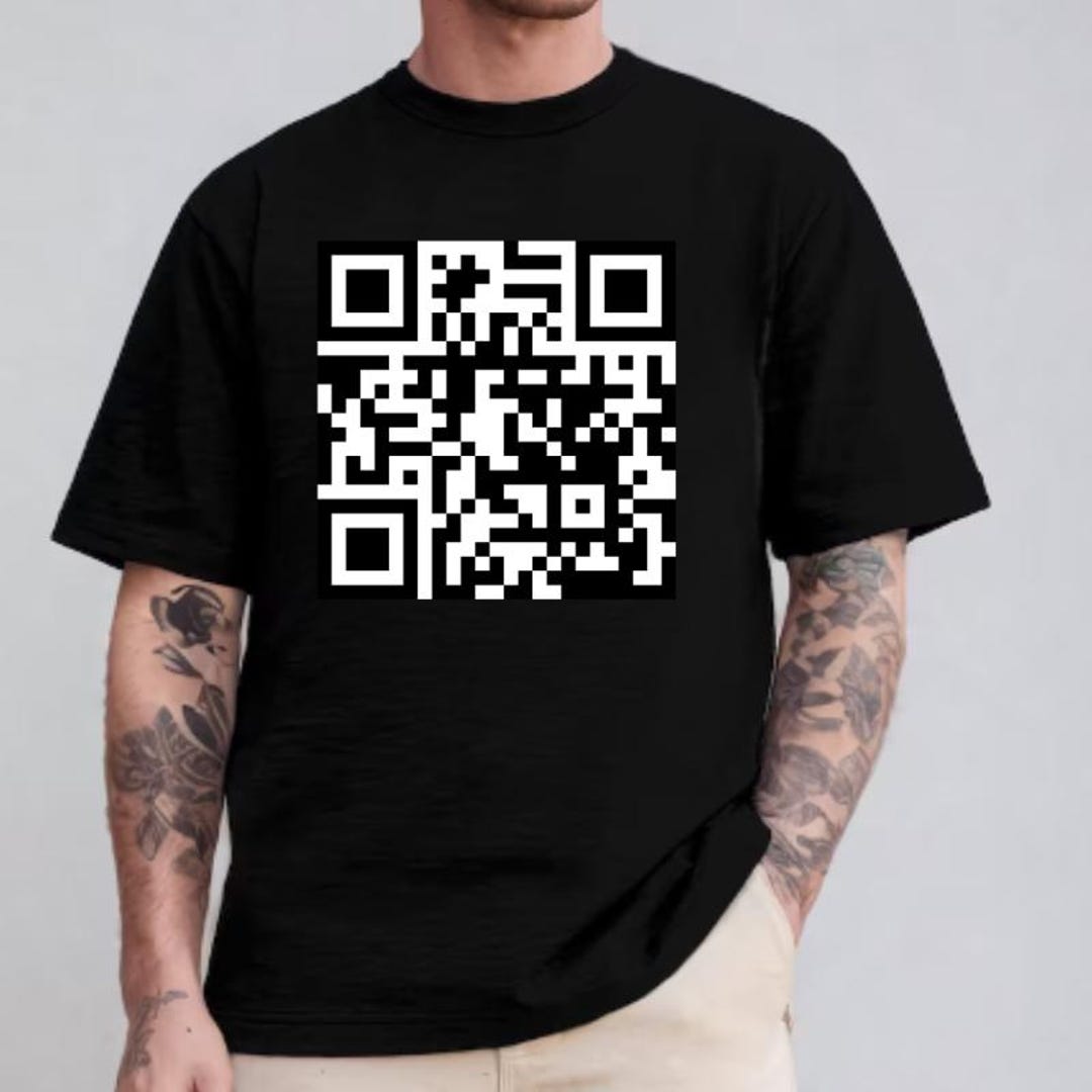 F*ck You QR Code Shirt, Adult Humor Funny Saying Inappropriate Shirt ...