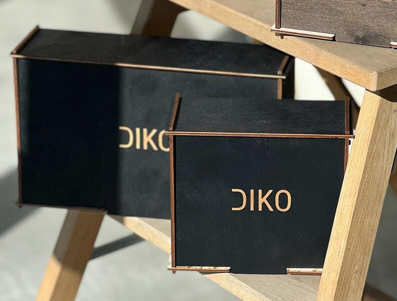 Minimalist Gift Box, Aesthetic Gift Box, Black Gift Box for Groomsman ...