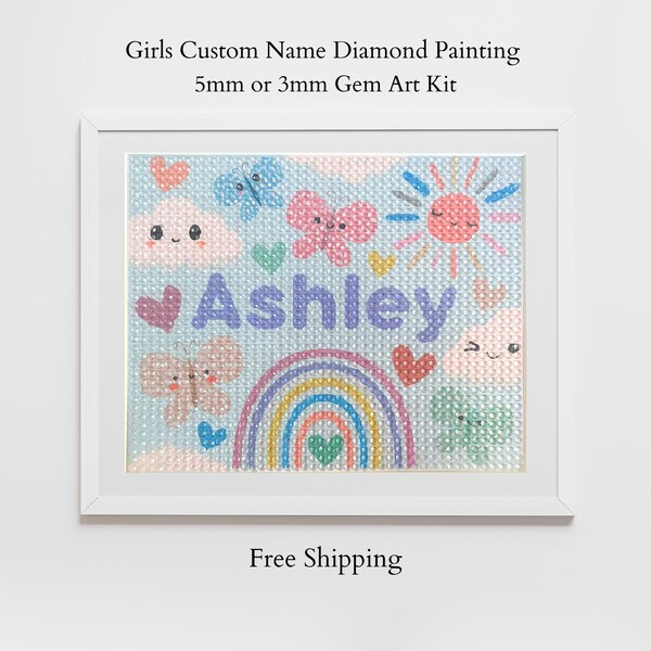 Custom Name Painting - Etsy