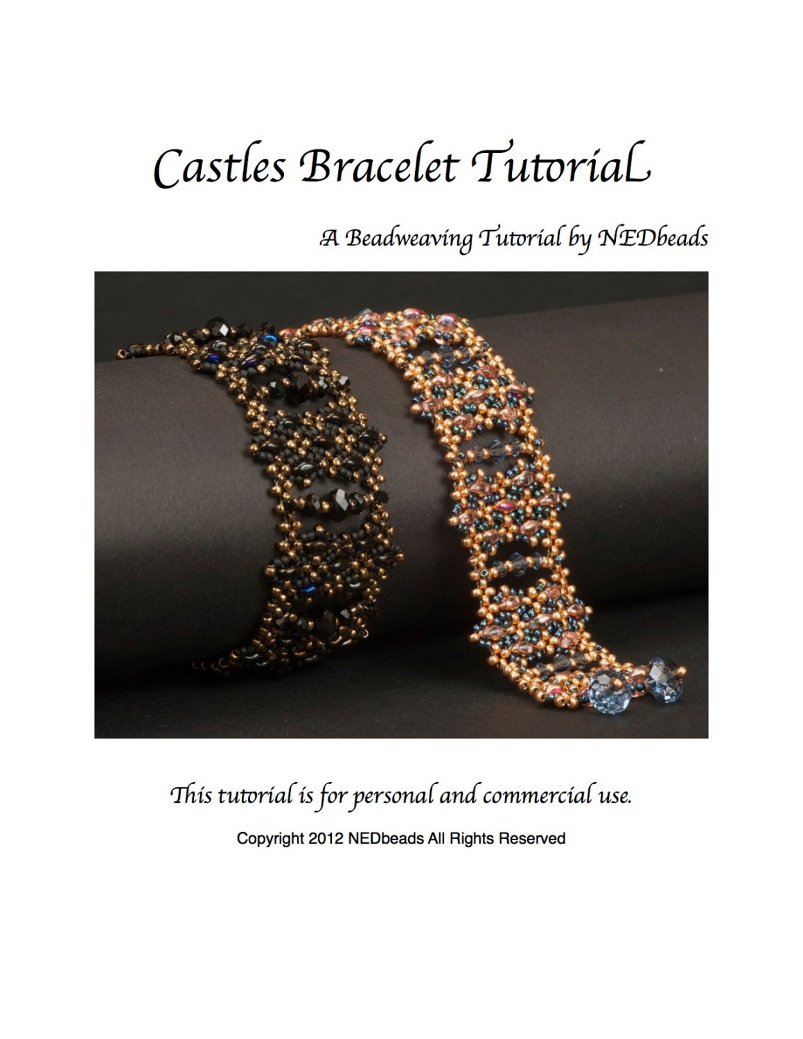 Castles Bracelet - A Beadweaving Tutorial - Etsy