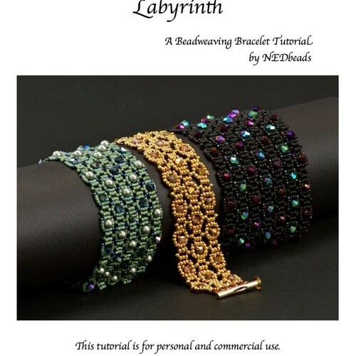 Beadwoven Bracelet Tutorial Labyrinth - Etsy