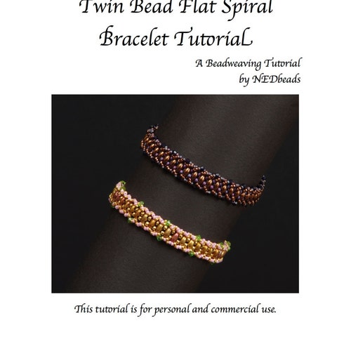 Twin Flat Spiral Bracelet Tutorial - Etsy