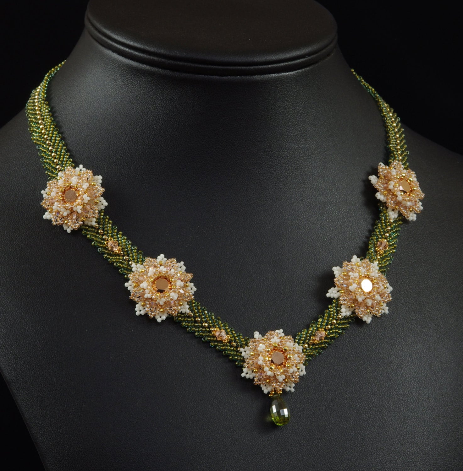 In Bloom Necklace Beadweaving Tutorial - Etsy
