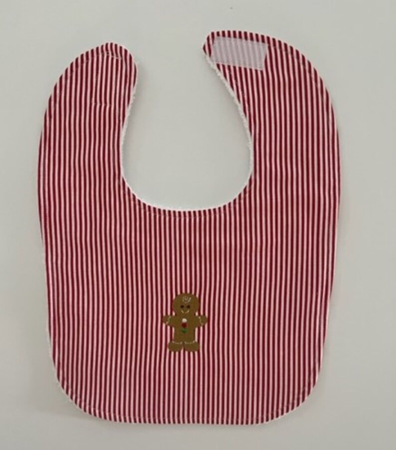 Christmas Baby Bib - Gingerbread Man - Etsy