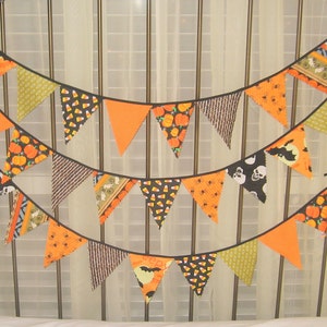 Mini Pennant Banner - Spooky Halloween - READY TO SHIP - Etsy