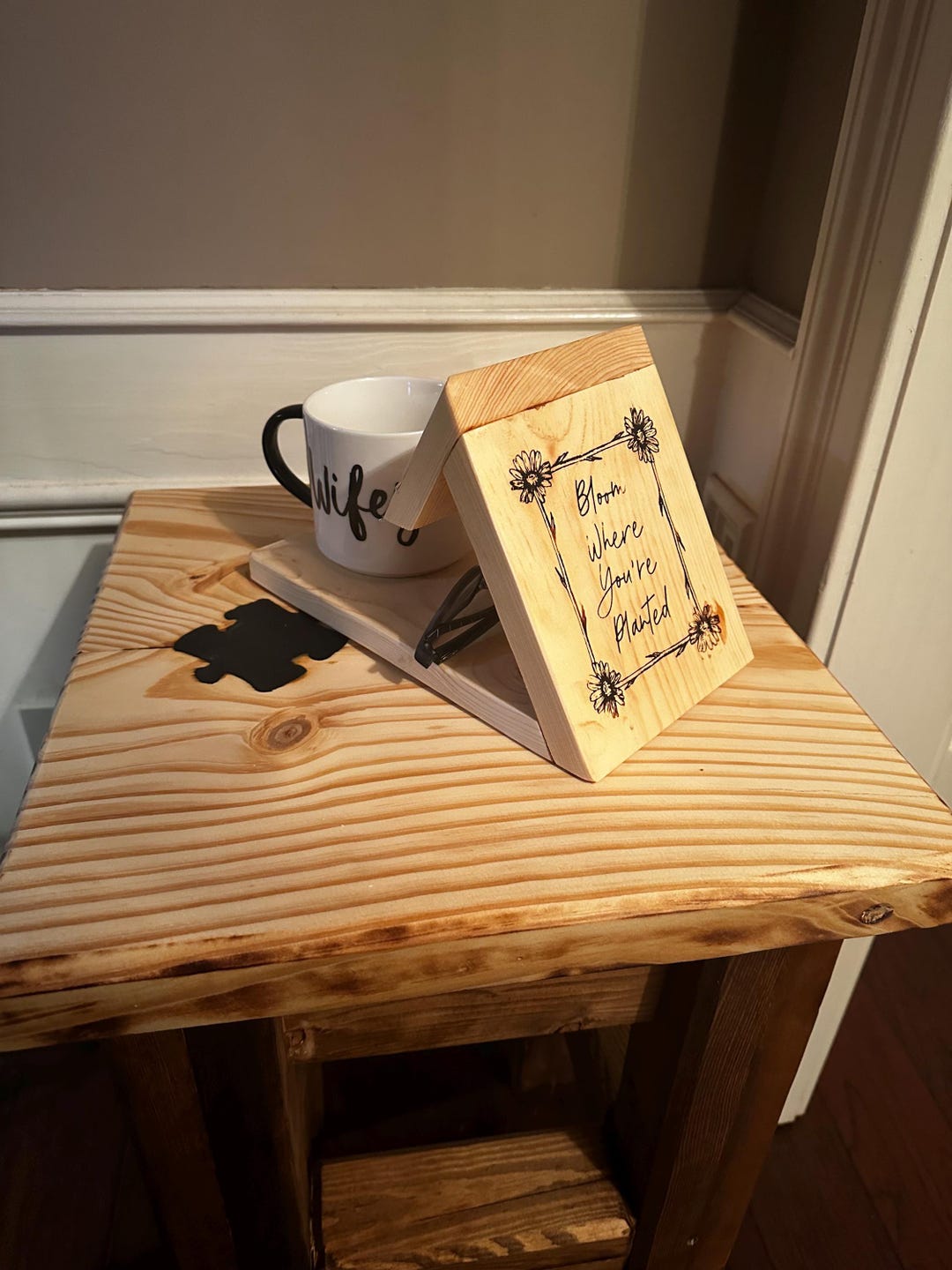 Rustic Book Holder - Etsy