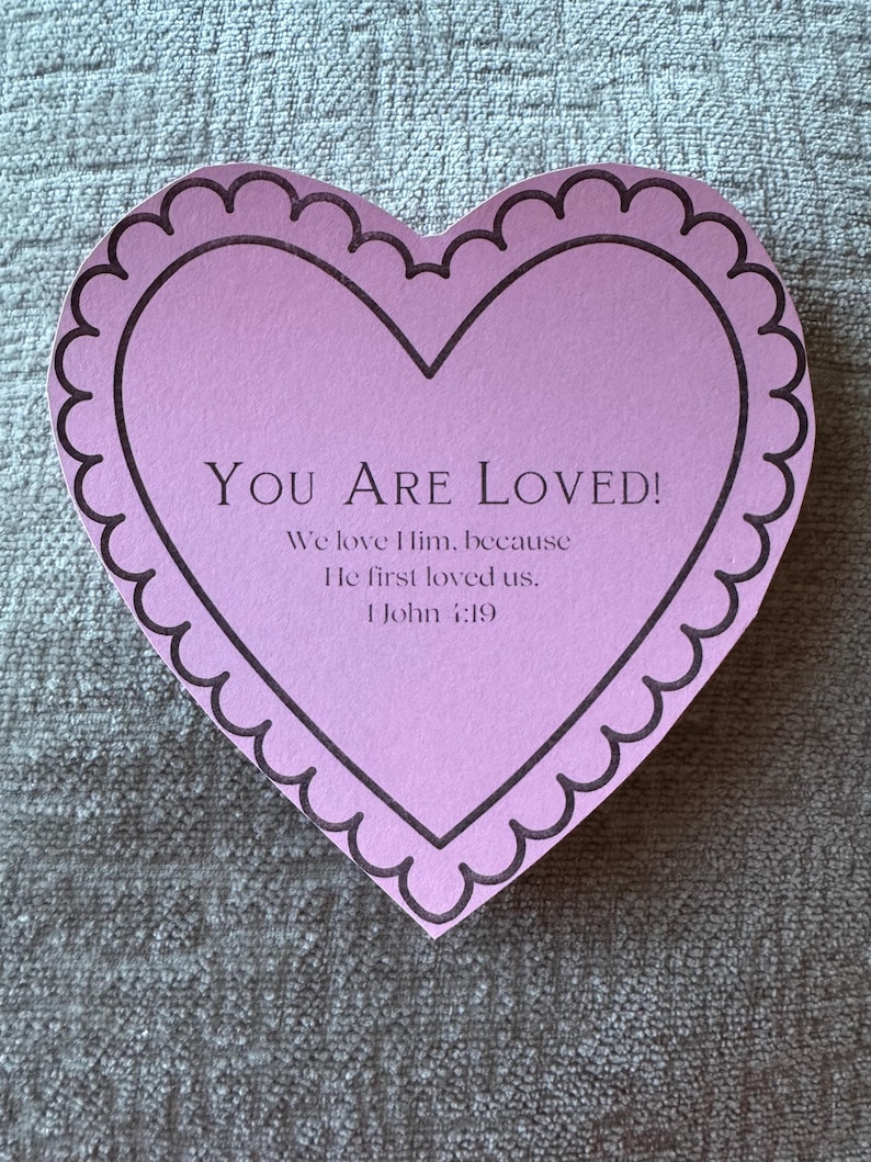 Christian Valentine’s Day Printable | Bible Verse Valentine Cards | Kids KJV Scripture ...