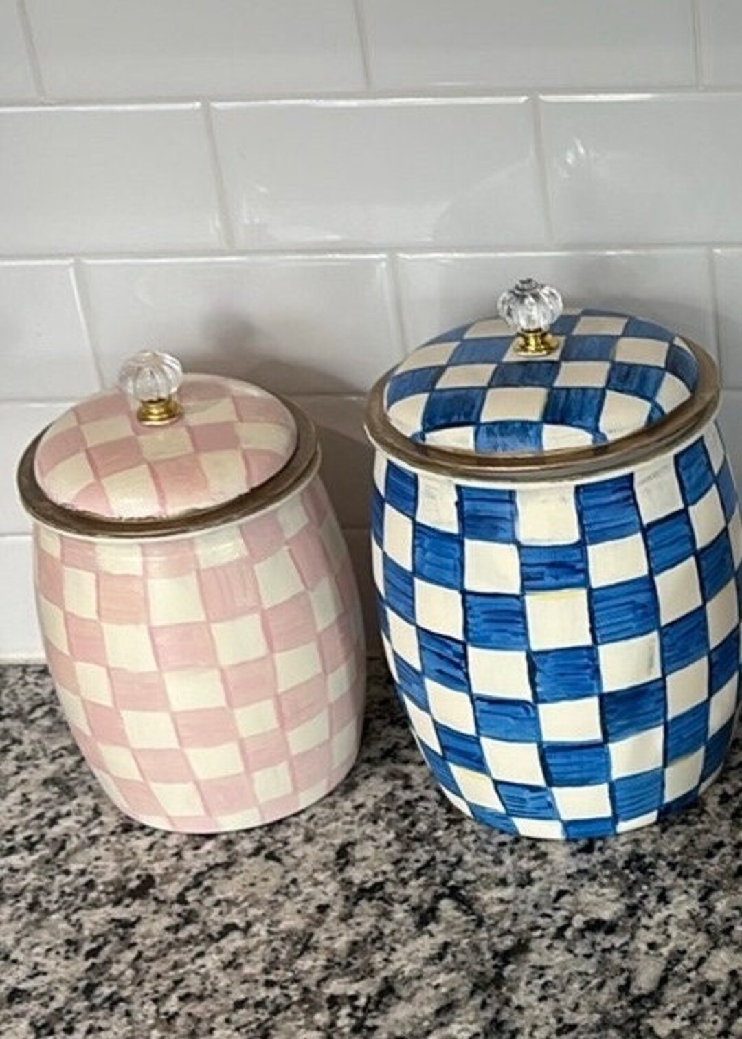 Check Canister Set - Etsy