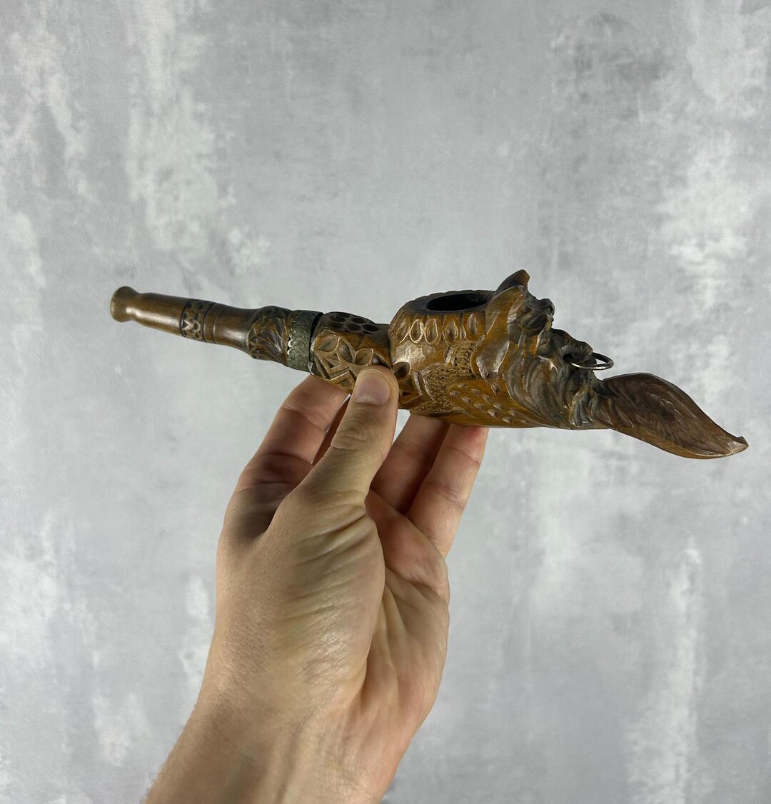 Vintage Smoking Pipe . Handmade Prison Mouthpiece USSR ITK Original ...