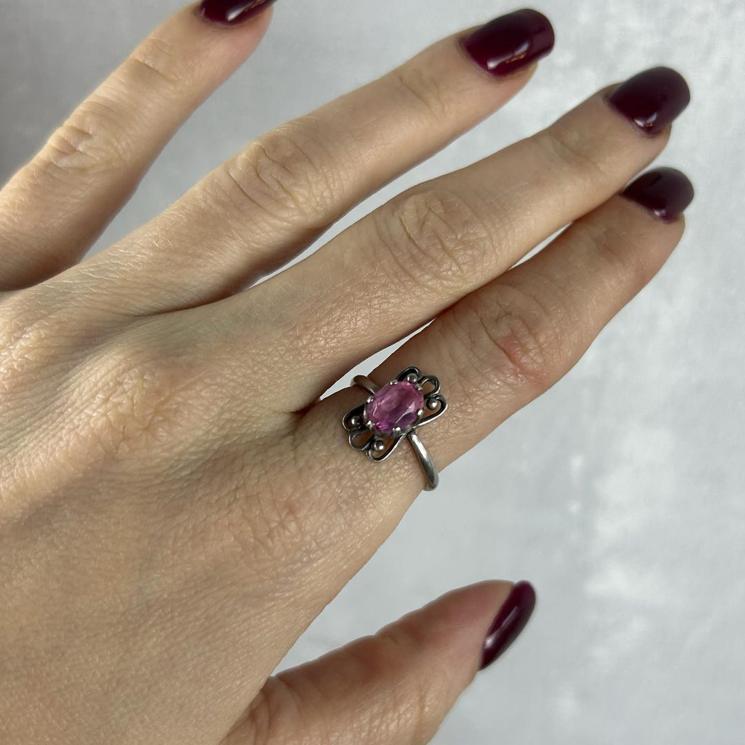 Vintage Soviet RING Silver 916 Mark Star of the USSR, Women's Jewelry ...